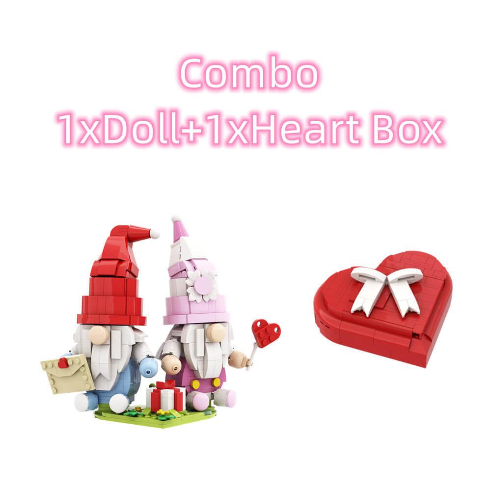 Valentine's Day Faceless Doll & Heart Box Love/Wedding Proposal Gift ...