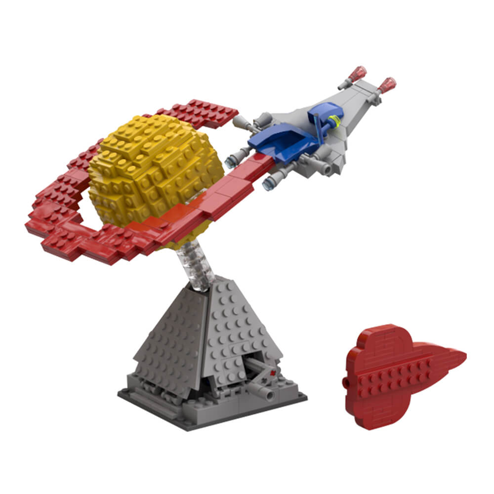 440pcs Classic Space 3d Moc Building Block Bricks Mocpixel