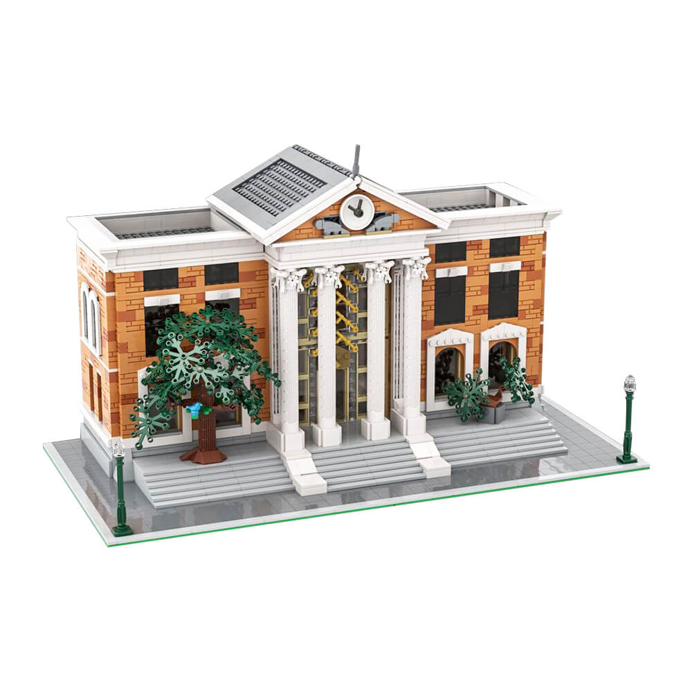 3003pcs Modular Back To The Future Courthouse Moc Building Block Bricks