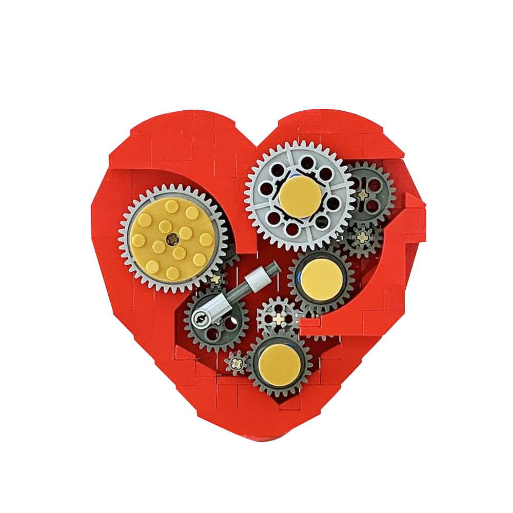 182PCS Lockwork Heart MOC Building Block Bricks |MocPixel – mocpixel