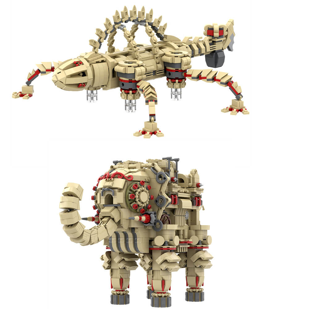 Zelda Divine Beast Vah Rudania & Vah Ruta MOC Building Block Bricks |M ...