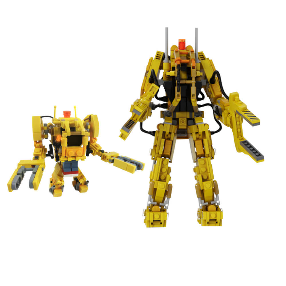 Micro Aliens Series Part V: Mini Size P-5000 Powered Work Loader MOC B ...