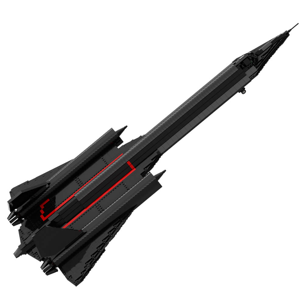 2013PCS Lockheed SR-71 Blackbird MOC Building Block Bricks – mocpixel