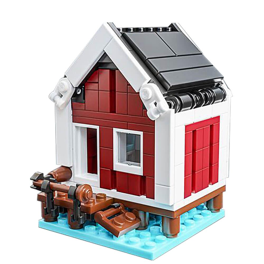 177PCS Mini Modulars - Norwegian Cabin, Rorbu MOC Block Bricks |MocPix ...