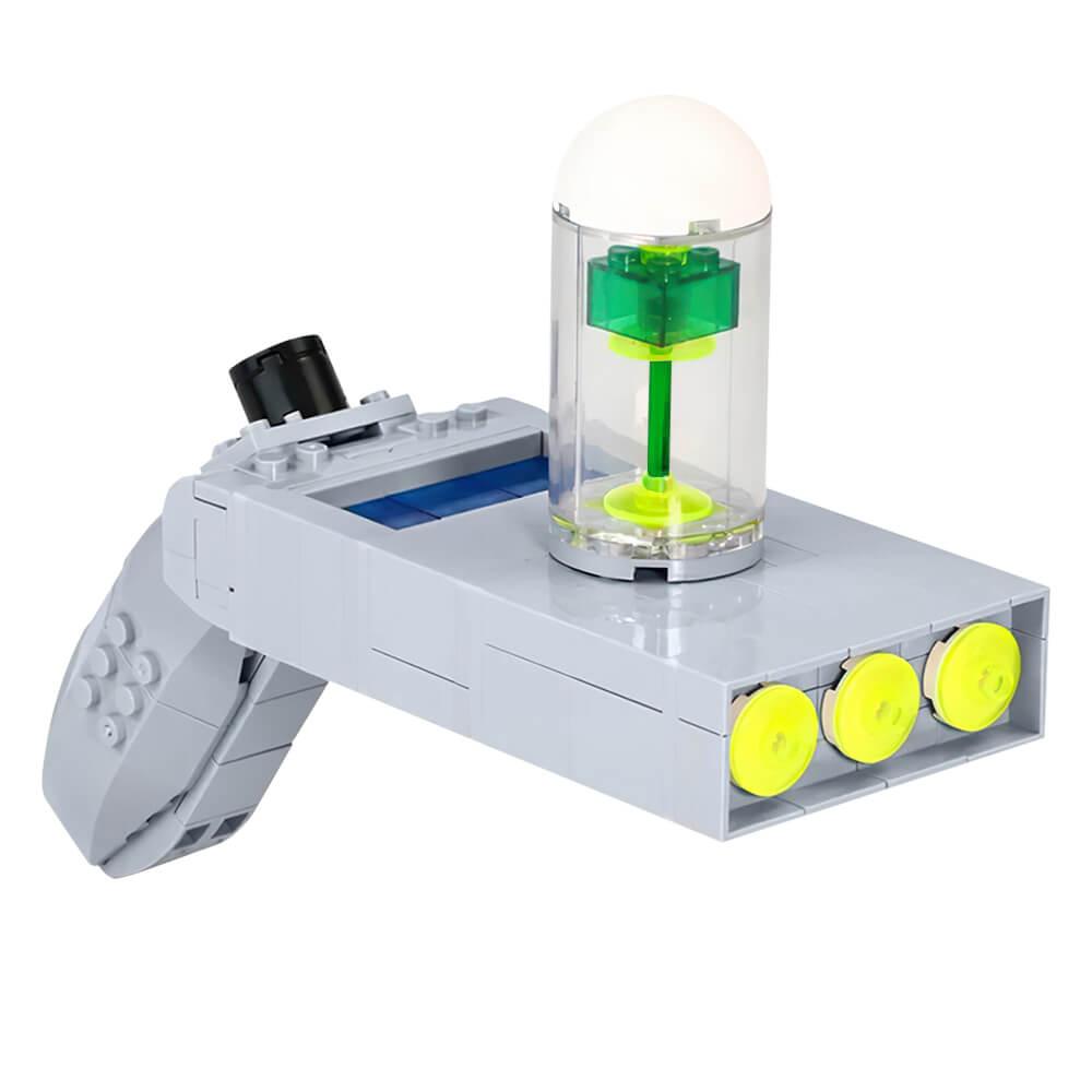 188PCS MOC-19873 Rick & Morty Portal Gun DIY Building Block Bricks ...