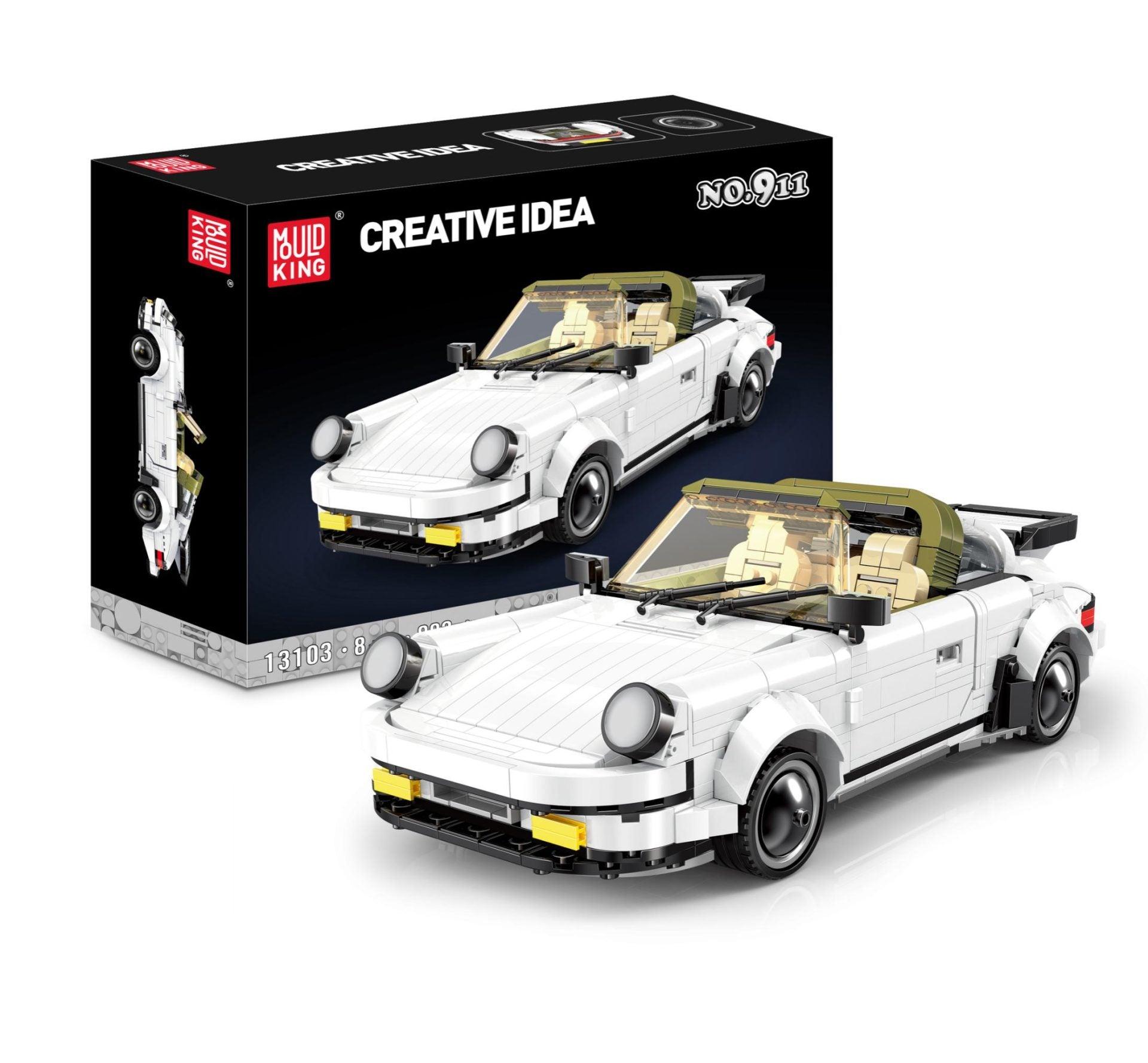 Mould King 13103 911 Convertible All English-882PCS Building Block ...