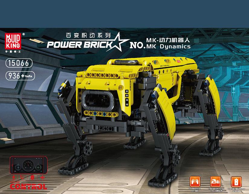 Mould King 15066/15067 Powered robot dog APP Version-936PCS Building ...