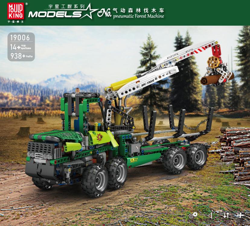 Mould King 19006 Pneumatic forest wood substitute vehicle (electric ...