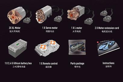 Mould King 13056 Linbao Jianni Sierne (independent package of power ...