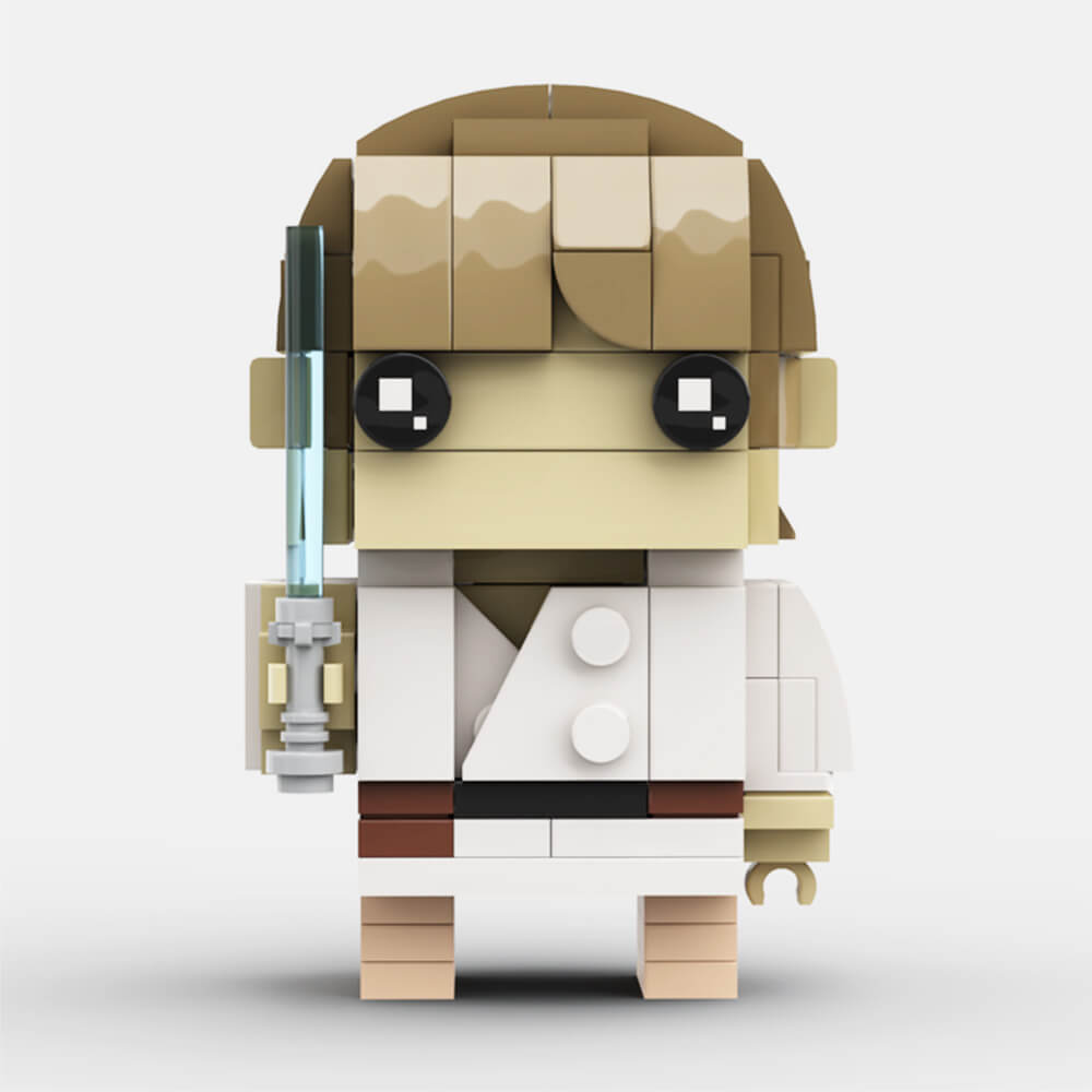 137PCS MOC-138590 Luke Skywalker getting a lightsaber MOC Building ...